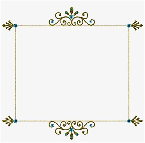 Border Frame Simple Frames Png Of Word Free Transparent PNG Download PNGkey