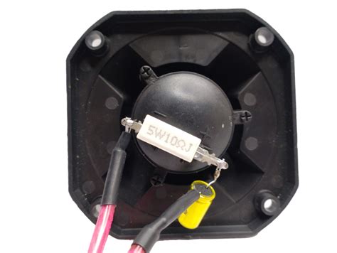 Diy Electronics Piezo Tweeter Speaker 700w 100mm Octuple 2 2uf Capacitor And 5w 10Ω Resistor