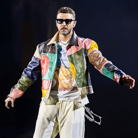 Lollapalooza Paris Justin Timberlake Leather Jacket