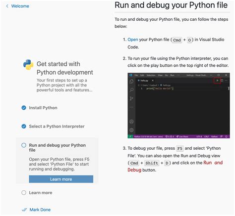 Replace Walkthrough Screenshots With SVGs Issue Microsoft Vscode Python GitHub
