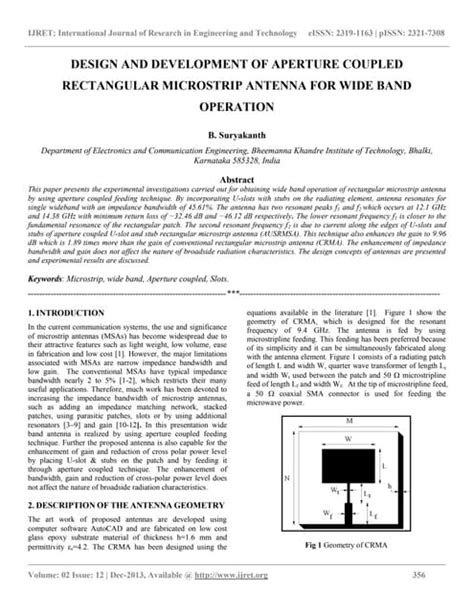 Design Of V Band Substrate Integrated Waveguide Power Divider Circulator And Coupler Pdf