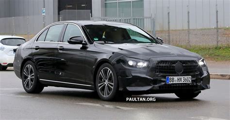 Spied W213 Mercedes Benz E Class Sedan Facelift