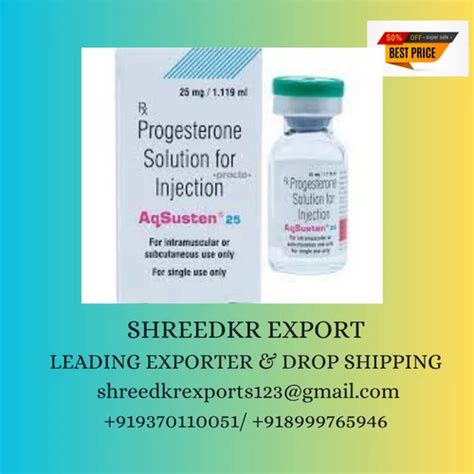 Progesterone Injection Ip Dose 25mg 1 119 Packaging Size 1 Ml At Rs 125 Piece In Nagpur