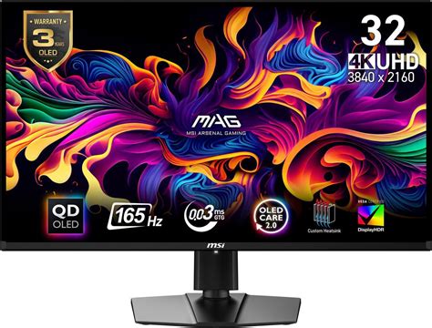 Msi Hz Oled Uhd Gaming Monitor Mag Up Qd Oled Newegg Com