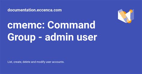 Cmemc Command Group Admin User Documentation Eccenca
