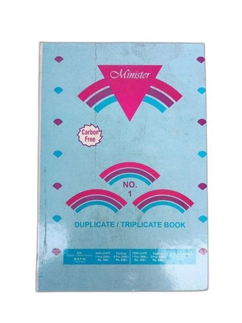 Paper Hard Bound Duplicate Triplicate Books 120 A5 At Rs 108piece In