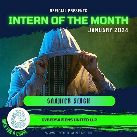 Saahieb Singh On Linkedin Internship Mentorship Cybersecurity Recognition Linkedinpost
