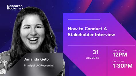 How To Conduct A Stakeholder Interview