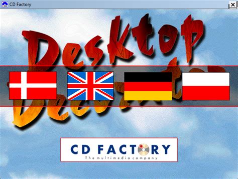 Shareware CD ROM CD FACTORY Windows Desktop Decorator CD