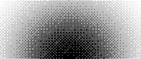 Premium Vector Radial Halftone Texture Dotted Round Gradient Pattern