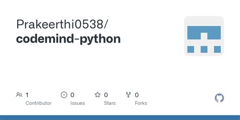 GitHub Prakeerthi0538 Codemind Python