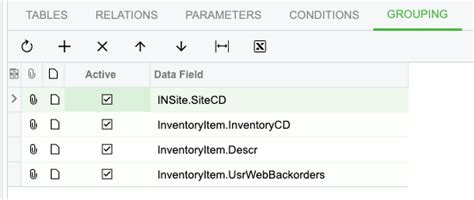 Object Must Be Of Type Int32 Error When Filtering On A Generic Inquiry