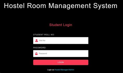 Hostel Management System In Php With Source Code Download Free