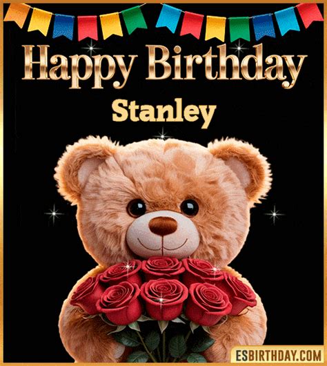 Happy Birthday Stanley  🎂 Animated Images Wishes And Music 【27 S】