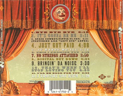 POP TIL YOU PUKE NSYNC No Strings Attached Full CD Lp 2000