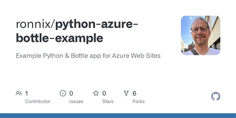 Python Azure Bottle Examplelibsbottlepy At Master · Ronnixpython Azure Bottle Example · Github