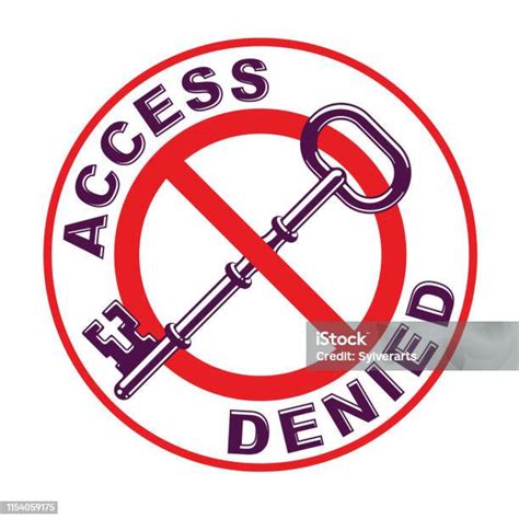액세스 거부 턴키 키 우화 상징 빈티지 골동품 턴키 라운드 기호 차단 된 계정 개인 데이터 보호 해커 및 사기 공격 벡터와 교차 고대의에 대한 스톡 벡터 아트 및 기타