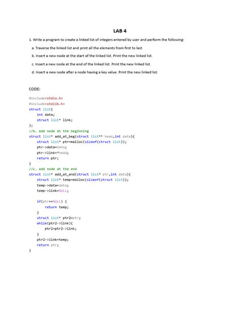 Lab4 Download Free Pdf Computer Science Computer Data
