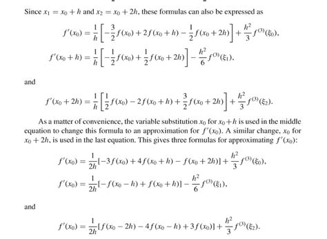 Numerical Differentiation Using Lagrange Polynomials Mathematics