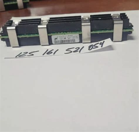 512 Mo Pc2 5300 Ddr2 667 Mhz Ecc Entièrement Tamponnée Cl5 240 Broches