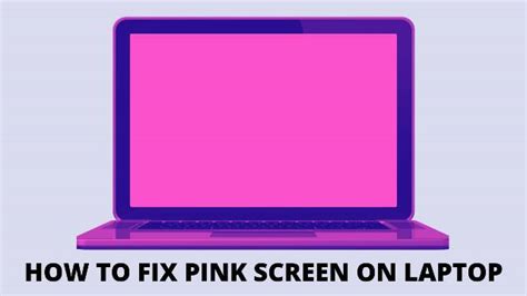 How To Fix Pink Screen Problem On Lenovo Laptop Follow Simple Steps