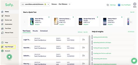 Enterprise Build Support Sofy Support Docs No Code Automation