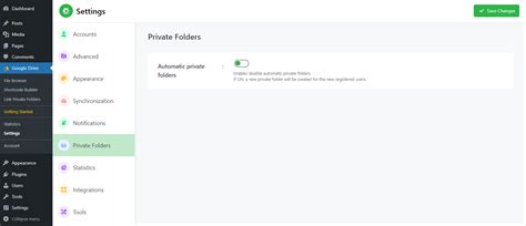How To Use And Enable Private Folders Automatically Link Manually