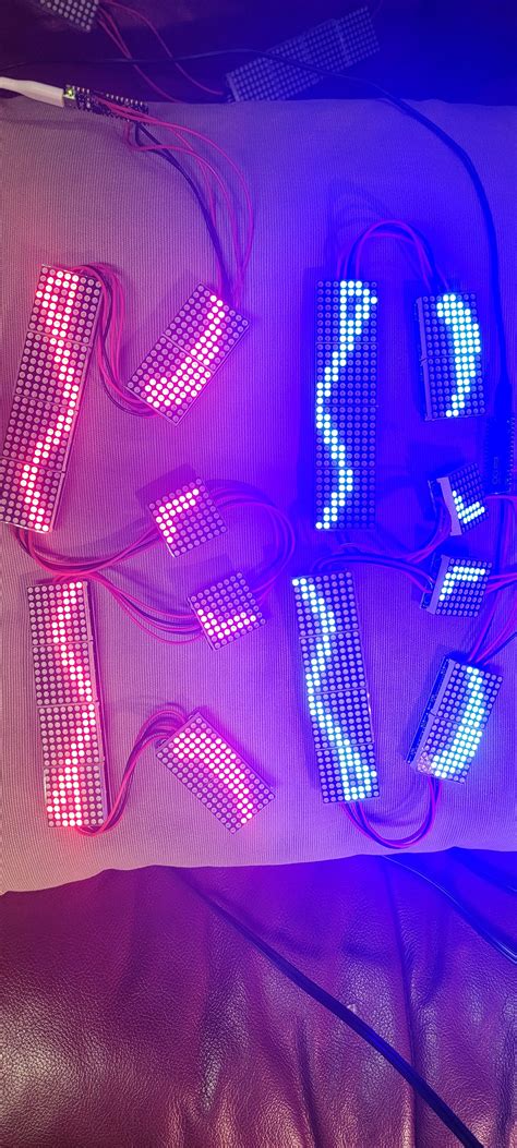 Protogen Face Full Led Max Matrix Lights Only Etsy