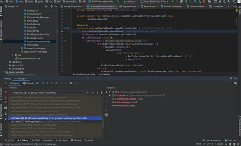 【未解决】通过android Studio打开调试设置java Exception Breakpoints和exception