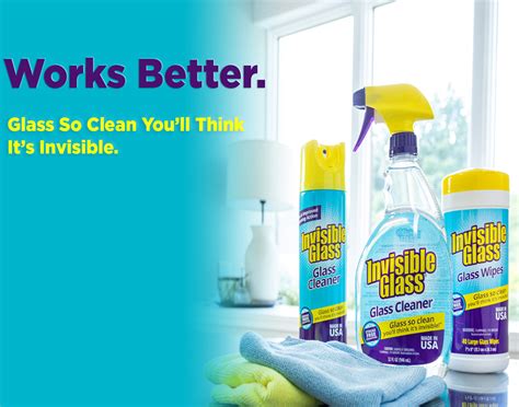 Streak Free Glass And Window Cleaner For Cars And Home Invisible Glass