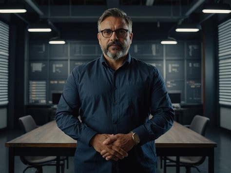 Interpreter Standing With Hands On Shoulders And Feet2 Premium Ai