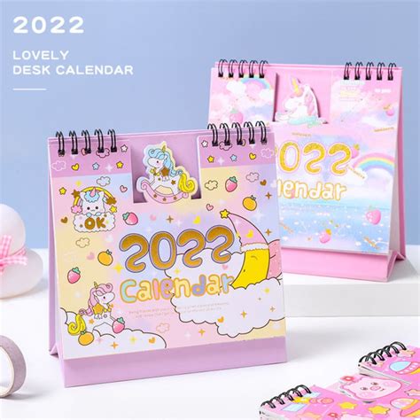 ส่งจากไทย] ปฏิทินตั้งโต๊ะ 2022 ลายการ์ตูน 26 ลาย Krajukkrajik Thaipick