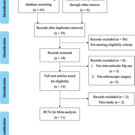 Flow Chart Of The Randomized Controlled Trials Selection Process