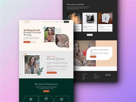 akash sahu on linkedin recently designed a portfolio website design for female freelance content…
