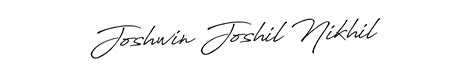 97 Joshwin Joshil Nikhil Name Signature Style Ideas New Autograph