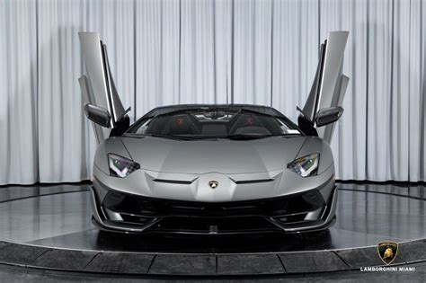 Lamborghini Aventador Svj Roadster Silver