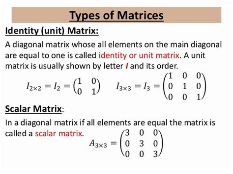 Matrix Algebra