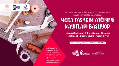 Moda Tasarim AtÖlyesİ Kayitlari BaŞliyor Esenler Belediyesi