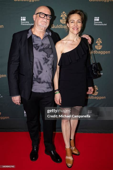 Mattias Nohrborg And Anna Parrow Pose For A Picture On The Red Carpet