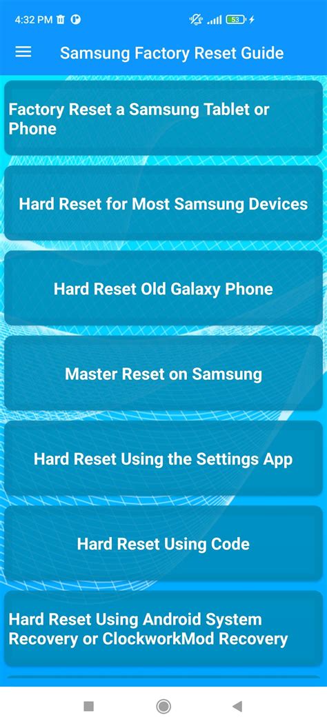 Samsung Factory Reset Guide Apk For Android Download
