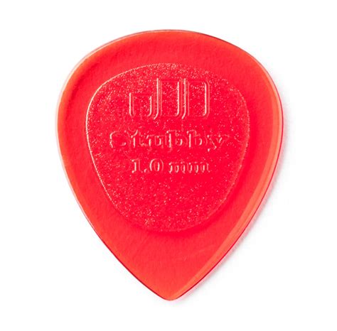 Jim Dunlop Small Stubby 1mm Jazz Plectrum 6 Pick Player Pack