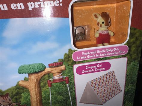 New Special Edition Calico Critters Camping Set Adventure Treehouse