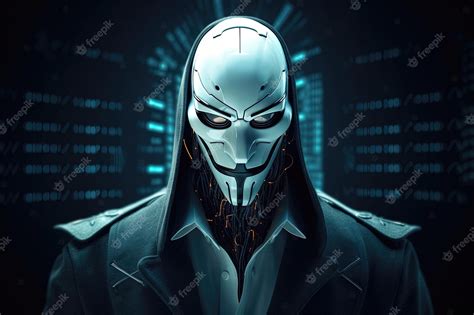 Premium Ai Image Anonymous Robot Hacker Hacking Computer System Cyber Crime Cyber Security