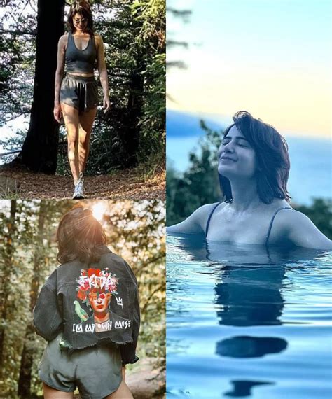 நீச்சல் குளத்தில் உச்சகட்ட கவர்ச்சியில் நடிகை சமந்தா போட்டோவை