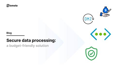 how to build secure data processing architecture iomete