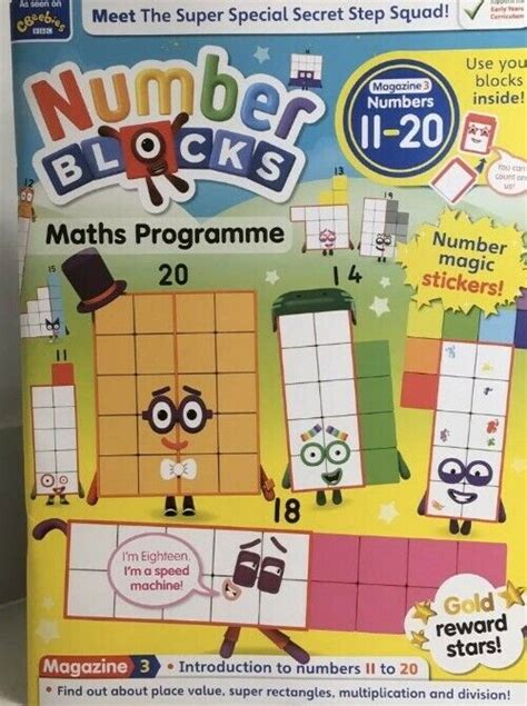 Numberblocks Maths Programme Cbeebies 3 Magazines India Ubuy