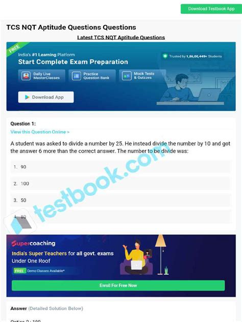 Tcs Nqt Aptitude Questions 64c9018a8ea921b7c0ab3b8c Pdf