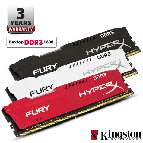 HyperX Fury DDR3 8GB RAM 1600MHz | Daraz.lk