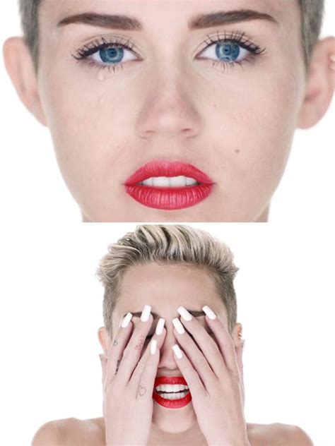 Miley Cyrus Makeup In ‘wrecking Ball — Grungy Glam Red Lips