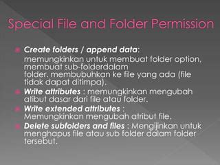 Materi File And Folder Security PPTX